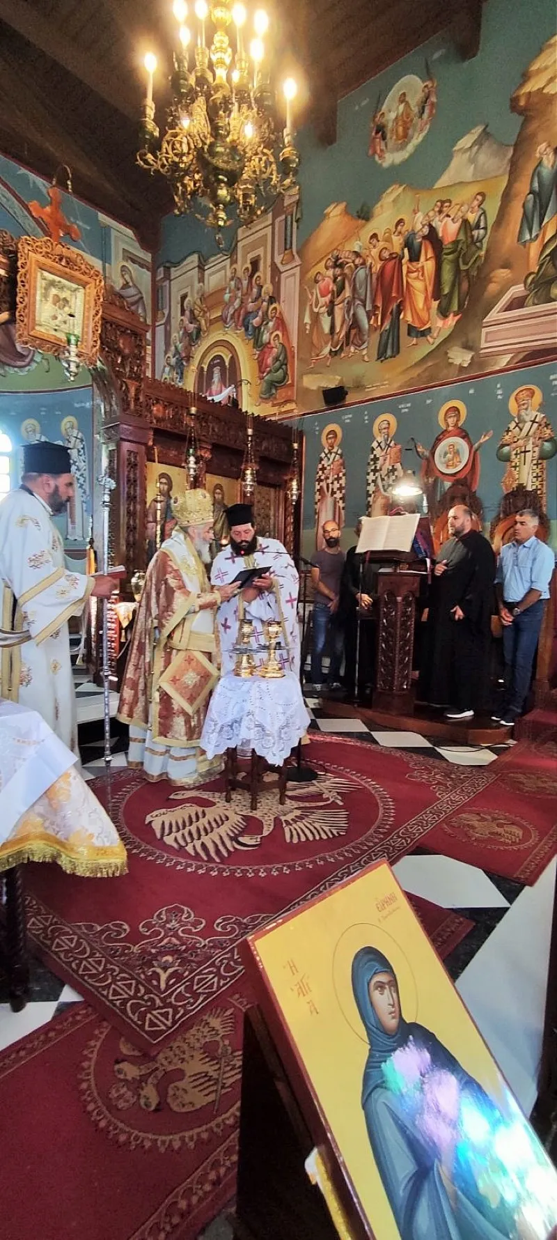 + Ο ΜΗΤΡΟΠΟΛΙΤΗΣ ΣΤΟΝ Ι.Ν.ΟΣΙΑΣ ΕΙΡΗΝΗΣ ΧΡΥΣΟΒΑΛΑΝΤΟΥ ΛΕΡΟΥ – Ιερά ...